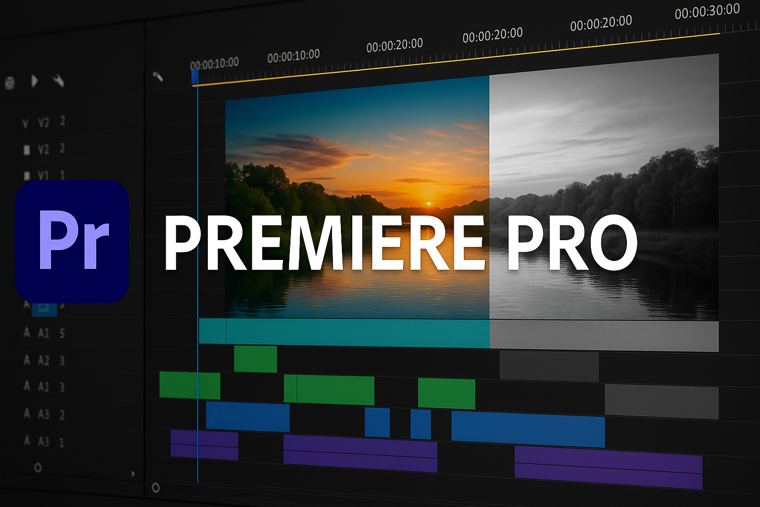 【簡単解説】Premiere Proで動画を徐々にモノクロに変化させる方法 | Sunao Design